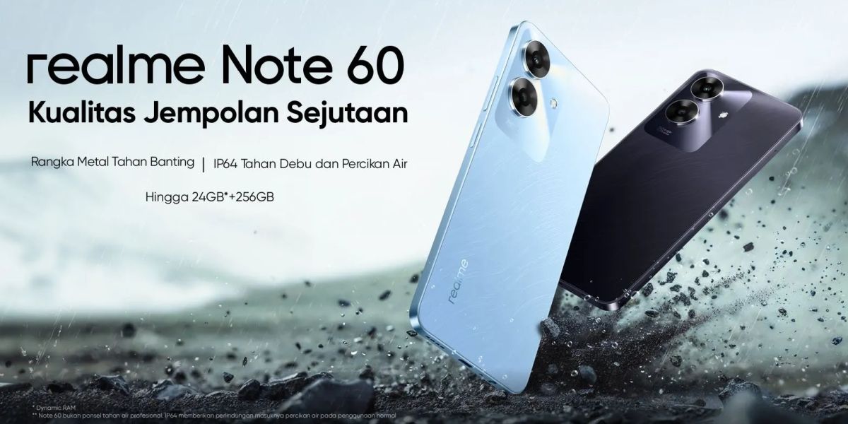 Realme Note 60: Smartphone Sejutaan Tangguh Dengan Teknologi ArmorShell ...