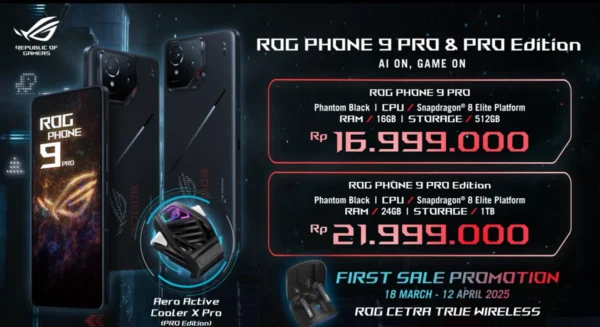 ASUS ROG Phone 9 Series Hadir Di Indonesia, Harga Mulai 10 Jutaan Rupiah - YANGCANGGIH.COM